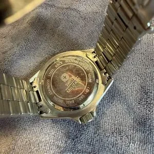 Wenger | Accessories | Wenger Swiss Military Men 79929u Date Silver ...